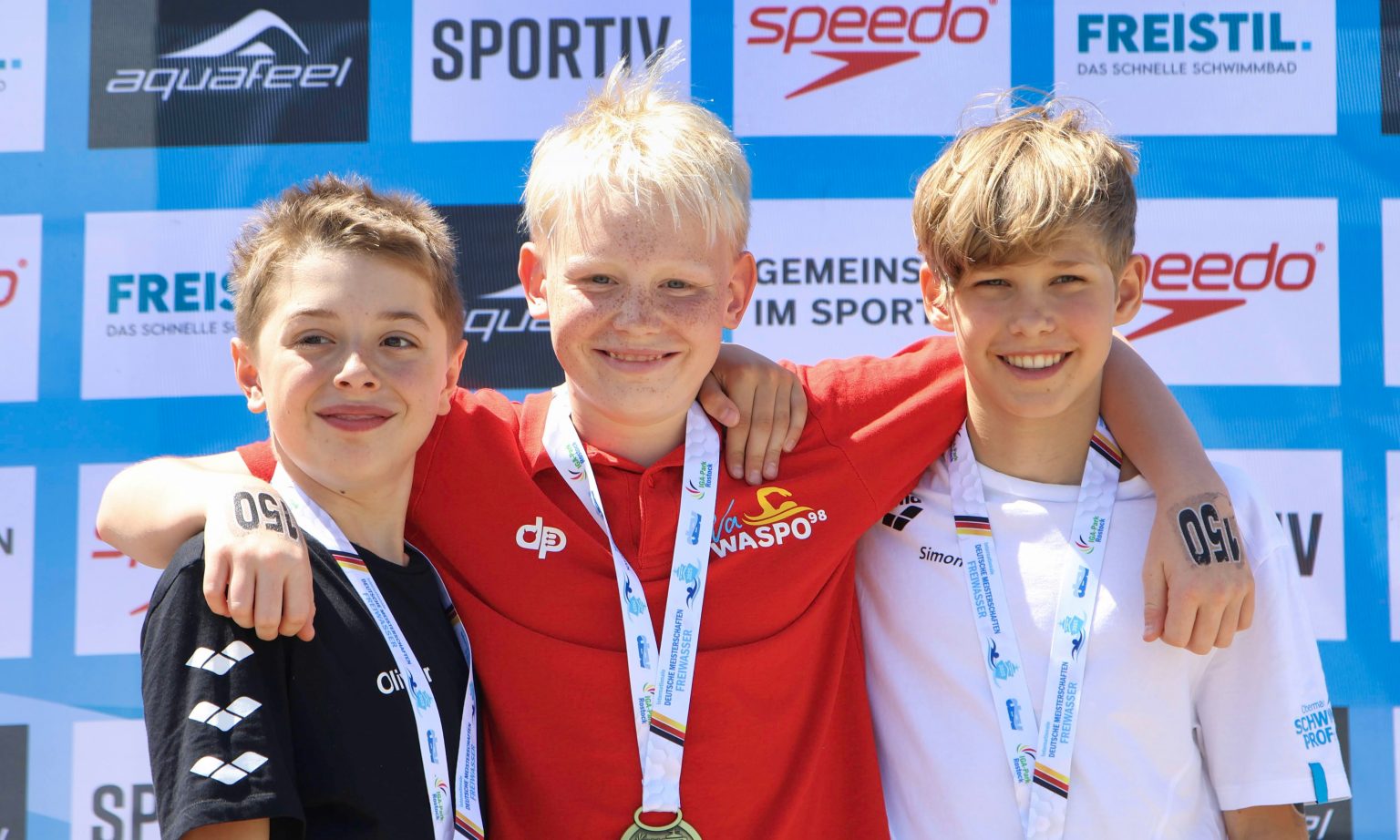 Freiwasser-DM in Rostock | Medaillen für den LSN-Nachwuchs ...
